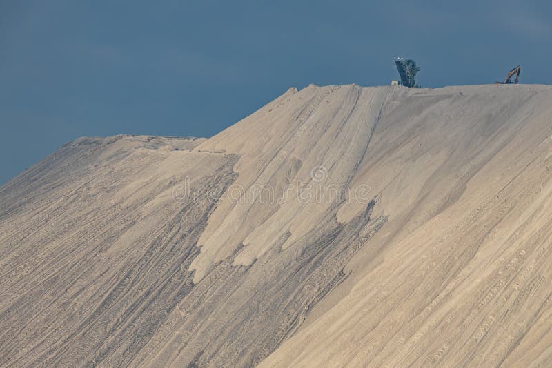 Mountain of Potash Salt Mine in Germany Stock Image - Image of nature ...
