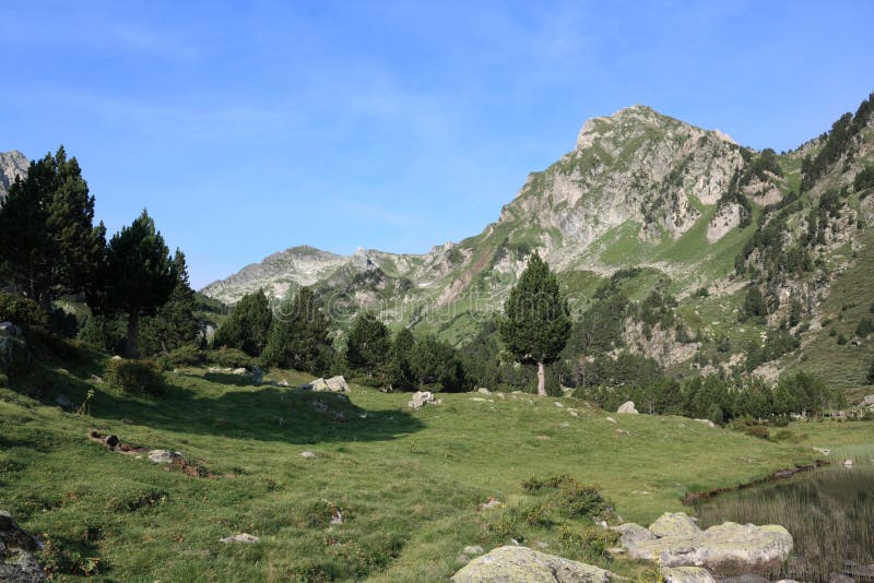 Mountain in Pyrenees stock image. Image of pyrenees, wild - 11782345