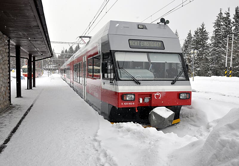 Mountain Rail, Slovakia,Europe Editorial Image - Image of industries ...