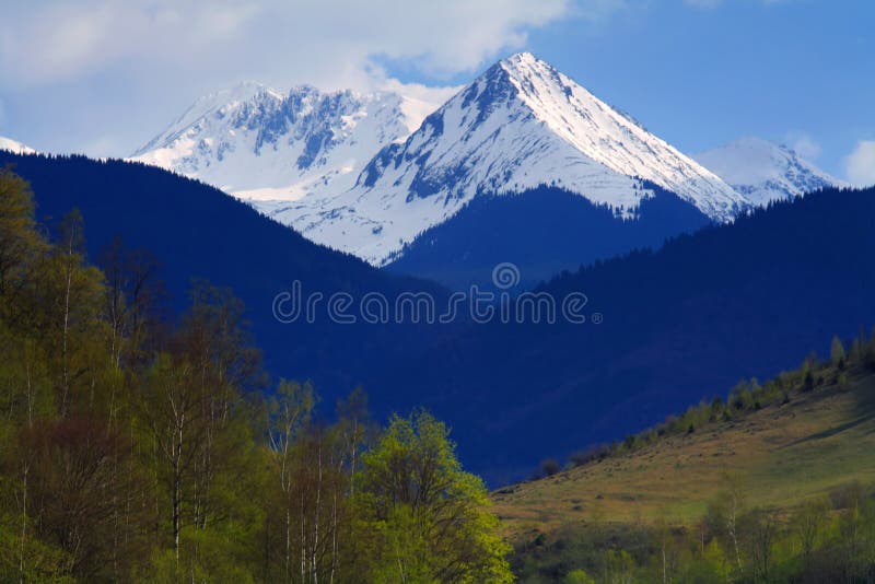 Mountain Range stock image. Image of ridge, wilderness - 2287553