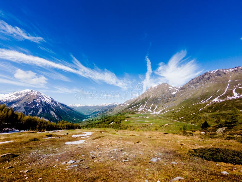 Mountain range on the alps stock photo. Image of landscape - 117778050