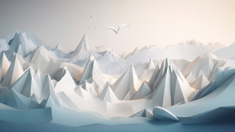 Polygonic Landscape Stock Illustrations – 3 Polygonic Landscape Stock ...