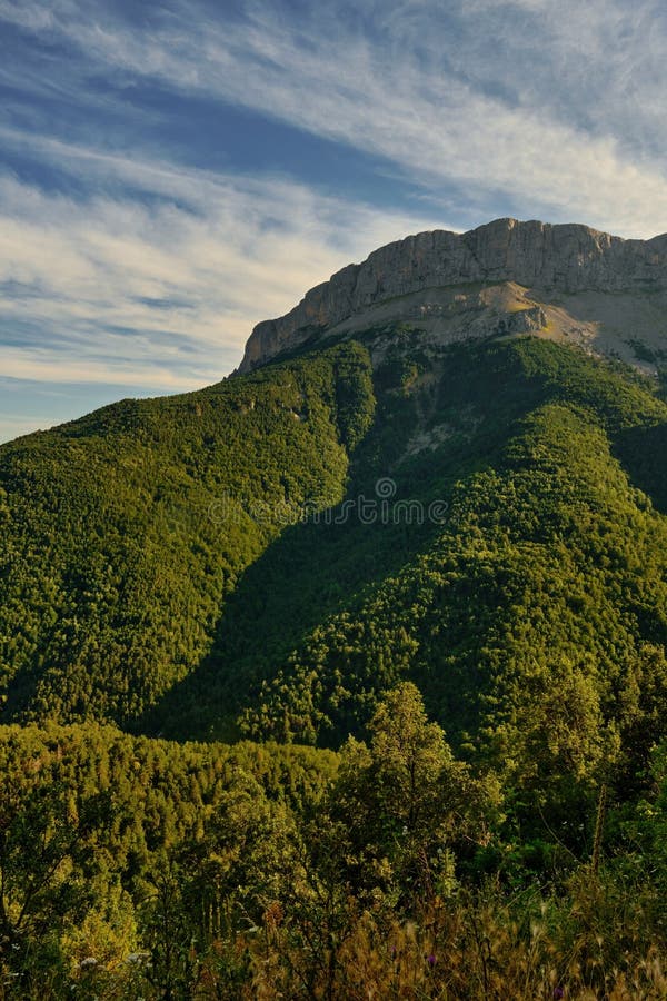 A Mountain Range Covered with Greenery Stock Image - Image of travel ...