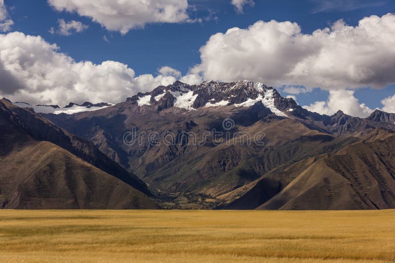 Mountain Range Landscape Peru Stock Image - Image of blue, peak: 67499123