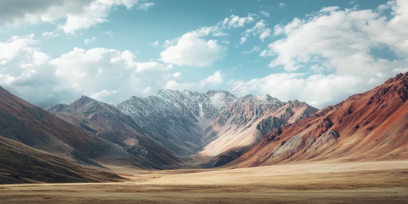 Mountain Range Landscape stock photo. Image of generated - 373264988