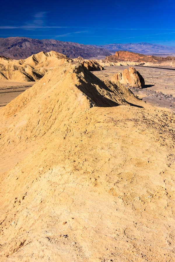 A Mountain Range with a Large Hill in the Middle Stock Photo - Image of ...