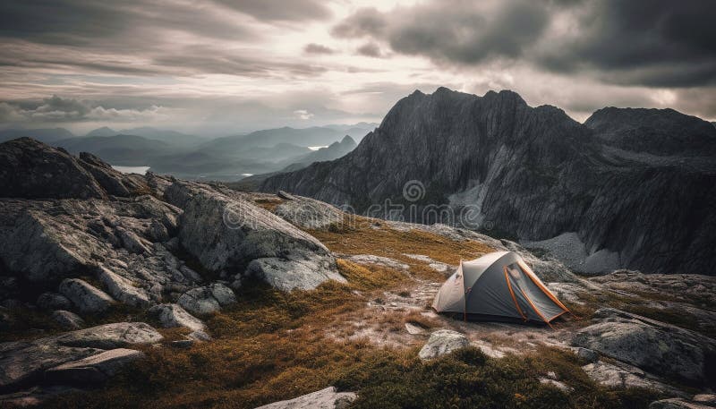 Mountain Range, Panoramic View, Tranquil Scene, Hiking, Camping ...
