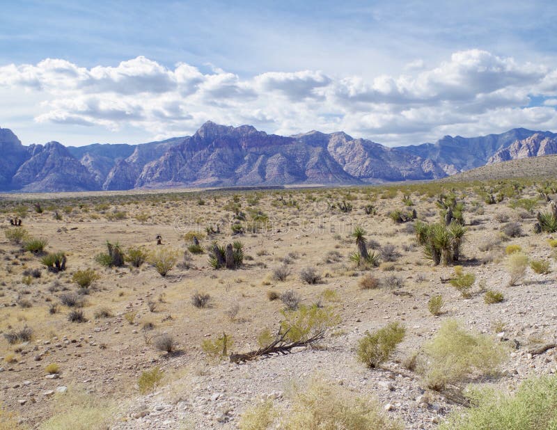 Mountain Range in Red Rock Conservation Area, Nevada Stock Photo ...