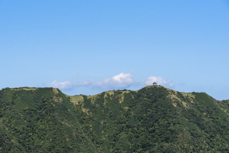 Mountain Range and Ridge Over the Horizon Stock Image - Image of trail ...