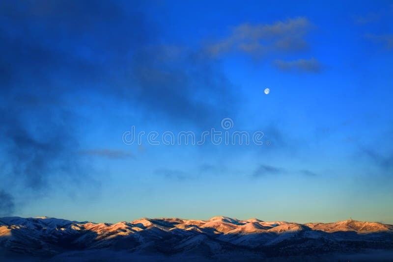 Forest Moonrise stock image. Image of moonrise, pond, pink - 2966591