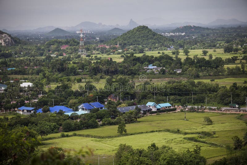 Mountain at Ratchaburi, Thailand Stock Image - Image of asia ...