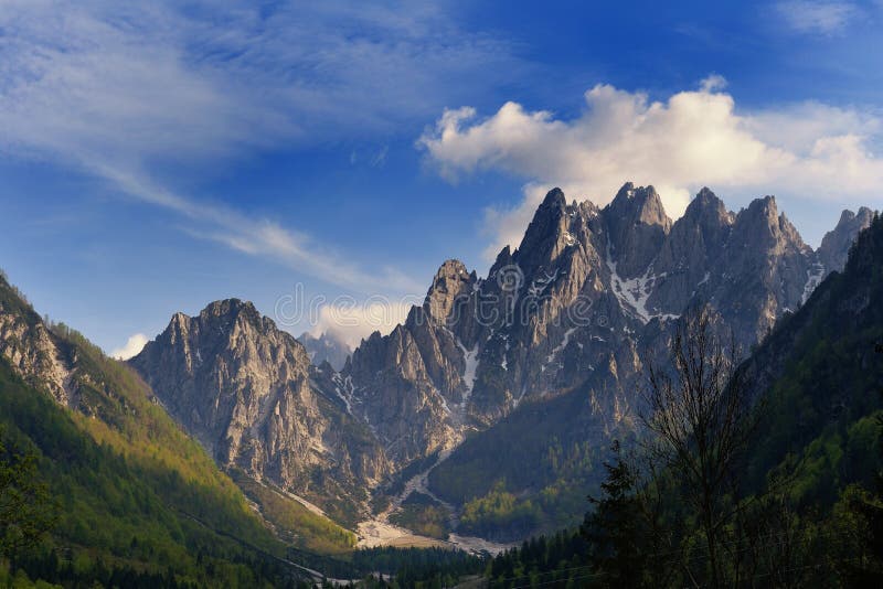 Mountain RE pontebba italy stock photo. Image of italy - 24720192