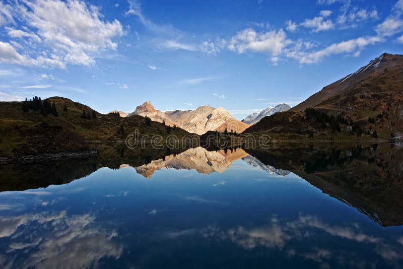 Mountain Reflection stock photo. Image of morning, reflection - 4495394
