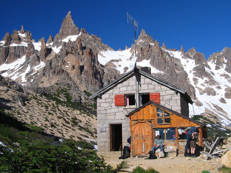 Mountain refuge stock photo. Image of decor, field, hiking - 8109254