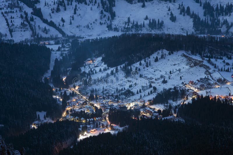 Mountain resort of Durau stock image. Image of landscape - 111697587