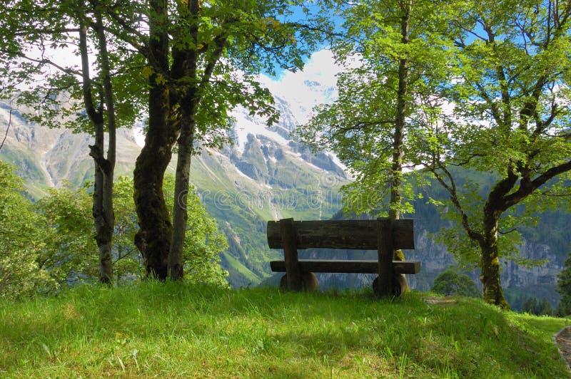 Mountain Rest Stop stock image. Image of view, valley - 3597615