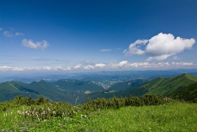 On the mountain-ridge stock image. Image of clouds, ghat - 10398735