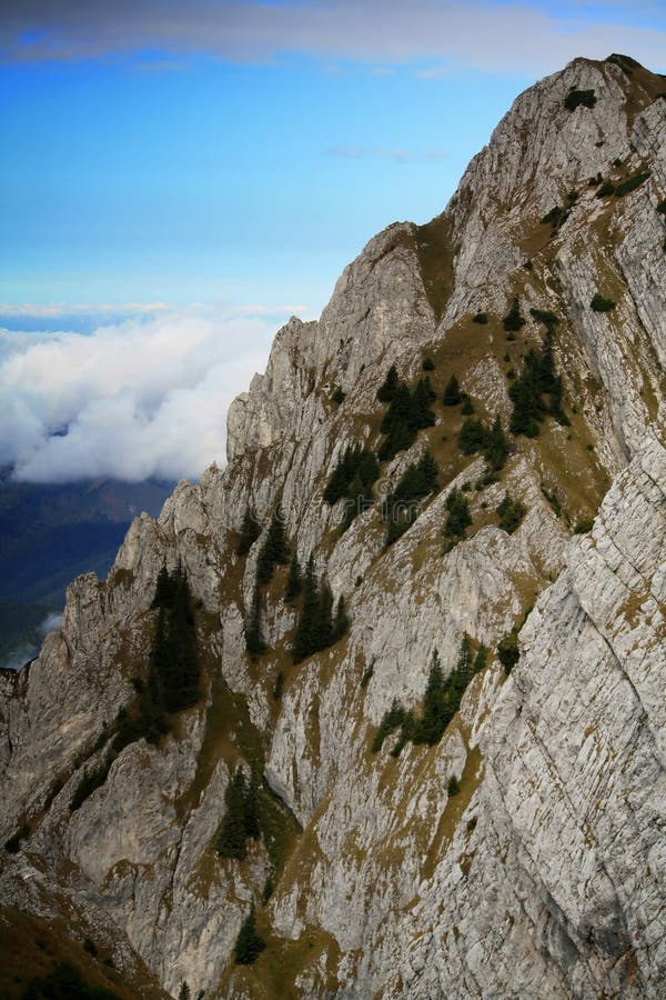 Mountain ridge stock image. Image of horizon, alpine - 12066071