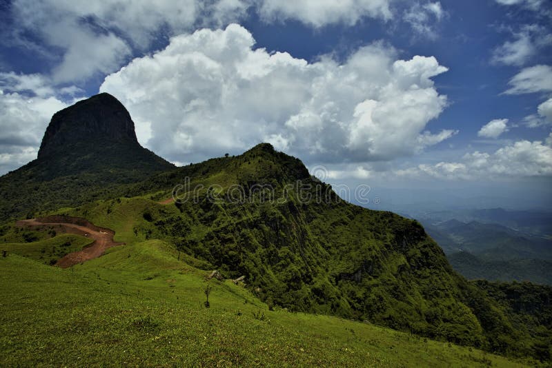 Mountain and Ridge stock photo. Image of ridge, cloudscape - 14817508