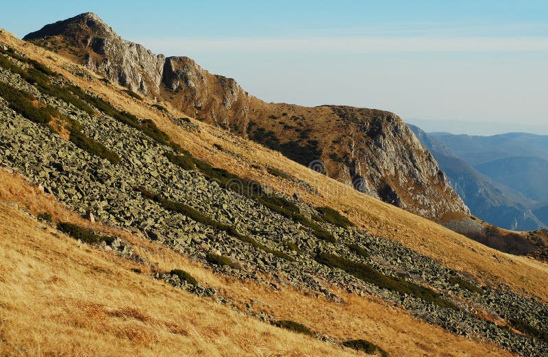 Mountain ridge stock image. Image of romania, autumn - 16821837
