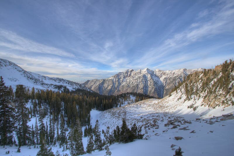 Mountain ridge and clouds stock image. Image of crag, greatest - 1560941