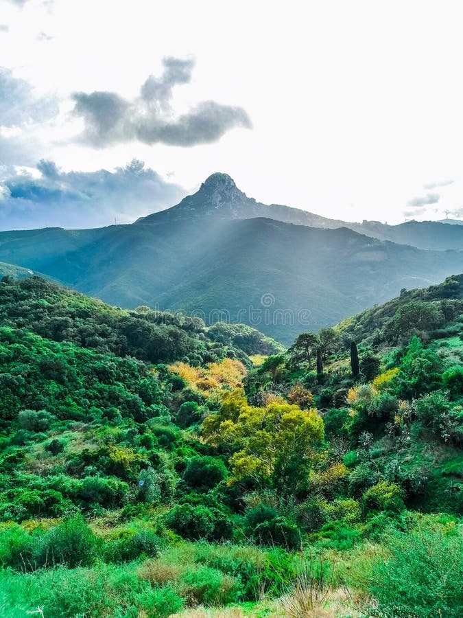 Mountain rif moroccan view stock photo. Image of view - 166887432