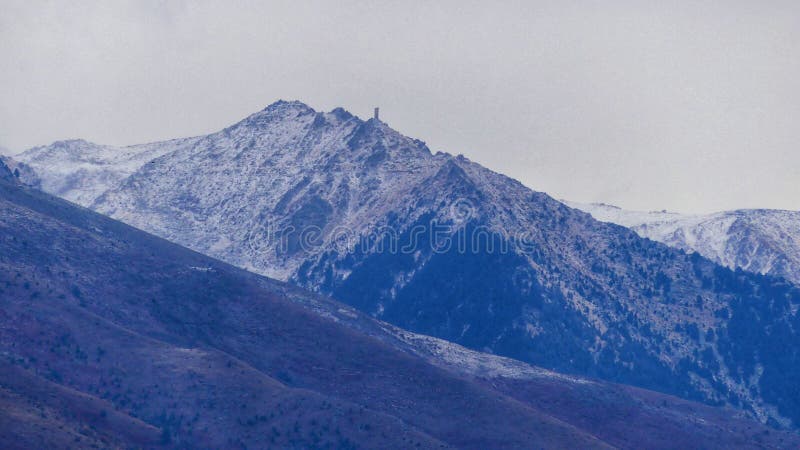 High mountain top stock image. Image of araordf, massif - 104671589