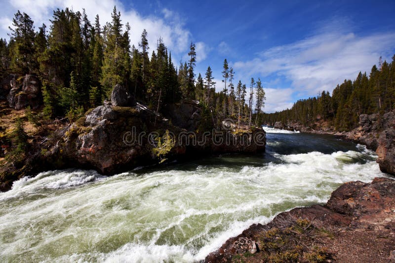 Mountain river stock photo. Image of natural, cascade - 54180014