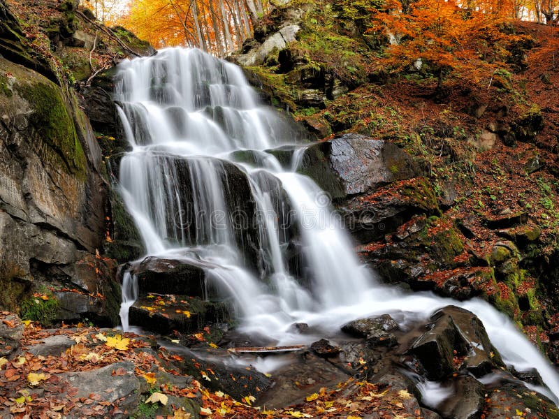 Zion Waterfall stock photo. Image of subway, autumn, travel - 23105616