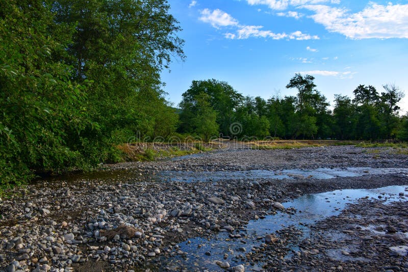 View of the Waterfall Ram-rama in the Village of Ilisu, Gakh Region ...