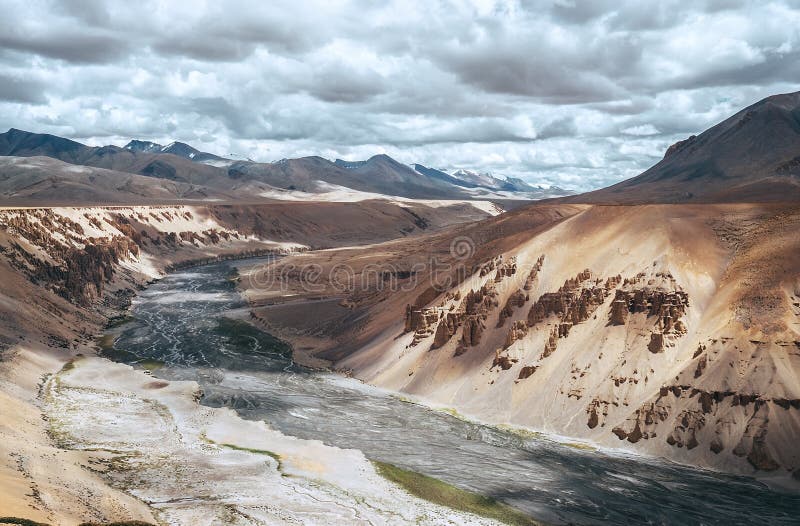 Mountain River. Canyon in Indian Himalaya Stock Photo - Image of river ...