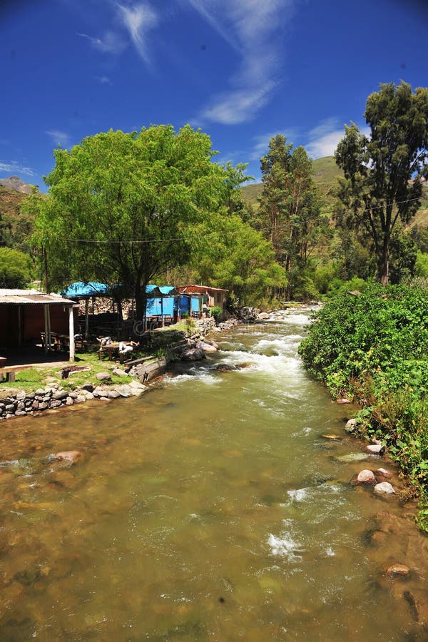 RIVER with CRYSTAL CLEAR WATER on a MOUNTAIN without PEOPLE -CANTA PERU ...