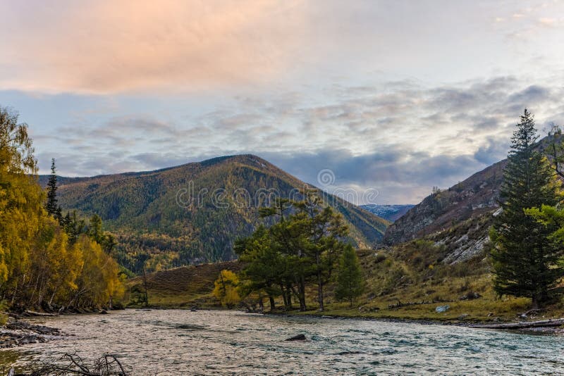 Mountain river stock image. Image of green, nature, high - 32158577