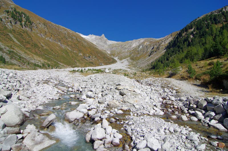 Mountain River, Dry, without Water Stock Photo - Image of mountain ...