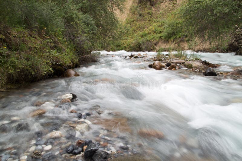 Mountain river in nature stock image. Image of range - 106211021