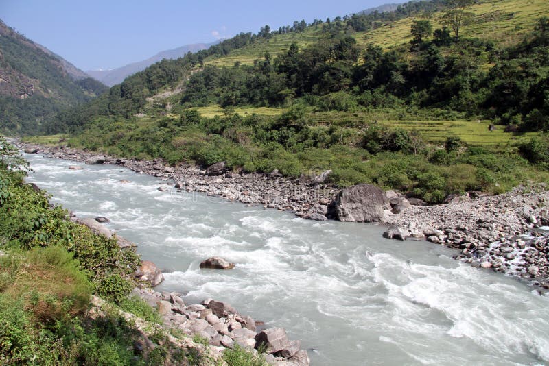 Mountain river stock photo. Image of outdoors, rocks - 36012746