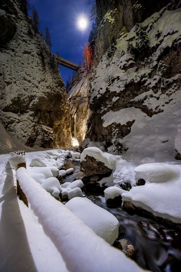 Mountain river by night stock photo. Image of outdoor - 31749352