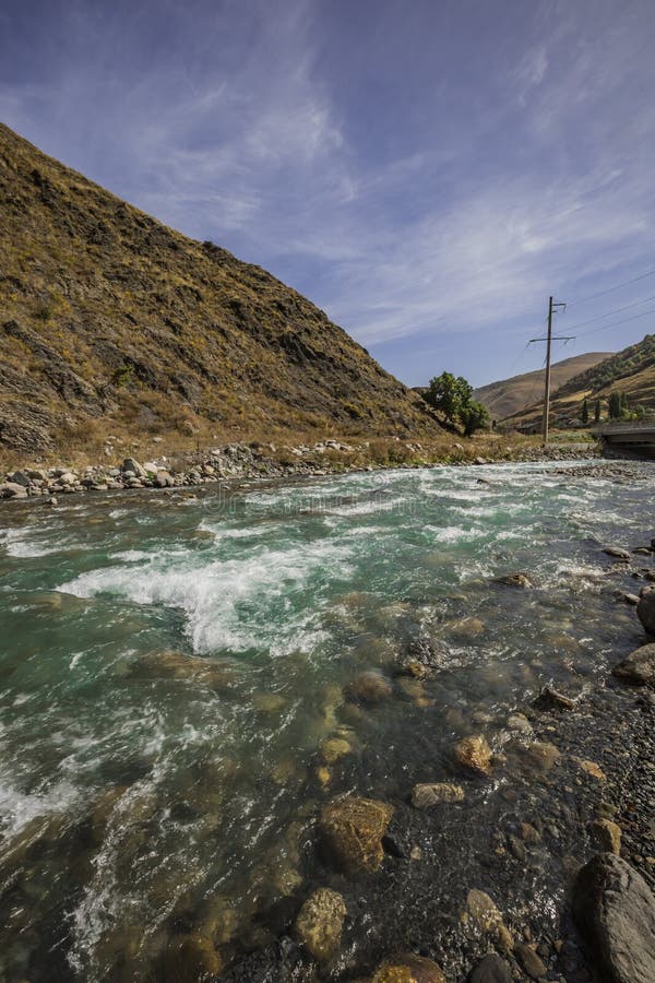 Mountain River in the Republic of North Ossetia-Alania Stock Photo ...
