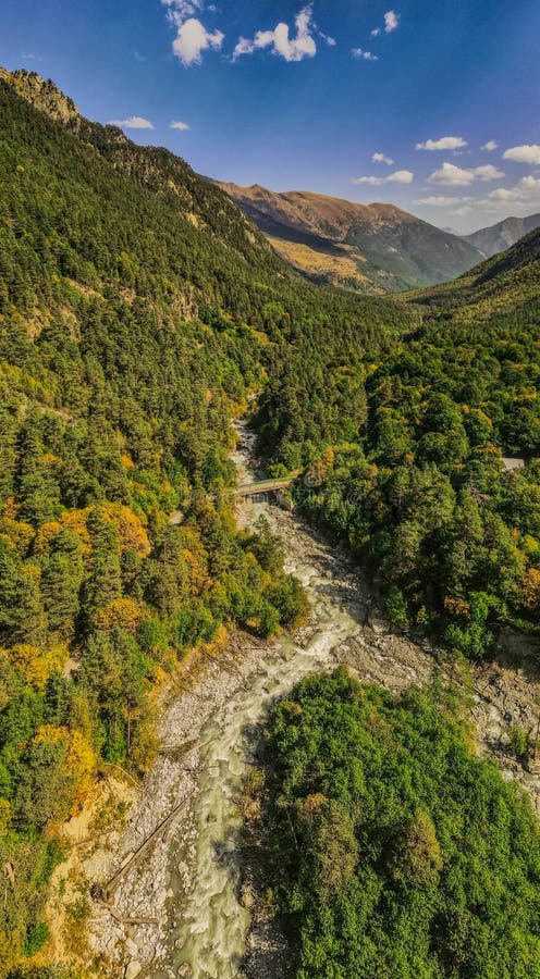 Mountain River in the Republic of North Ossetia-Alania Stock Photo ...