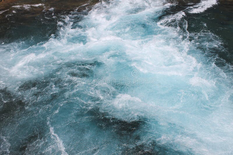 Rushing River Water Texture Natural Texture Foamed Water Surface