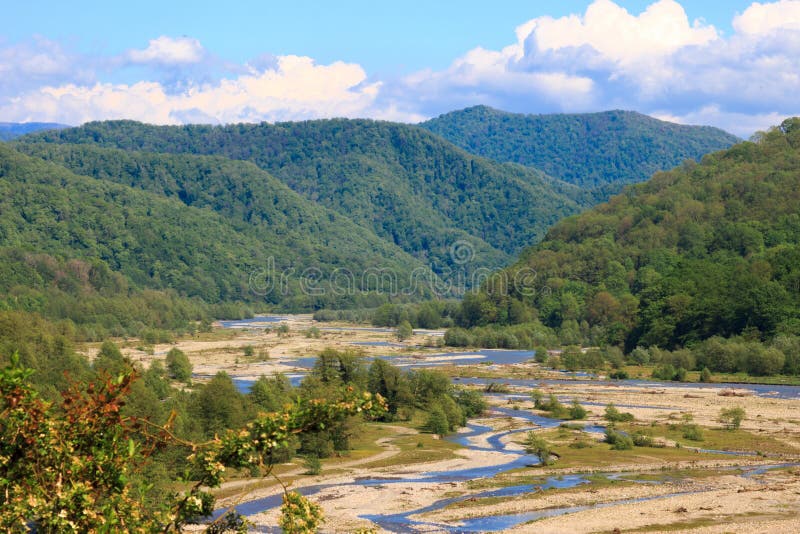Mountain river Shahe stock photo. Image of blue, scenic - 61581726