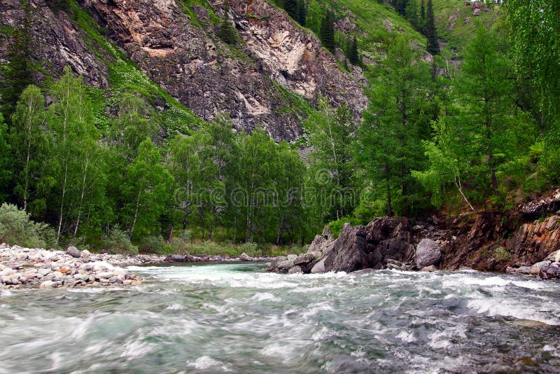 Mountain river stock image. Image of nature, altay, atmosphere - 36677403