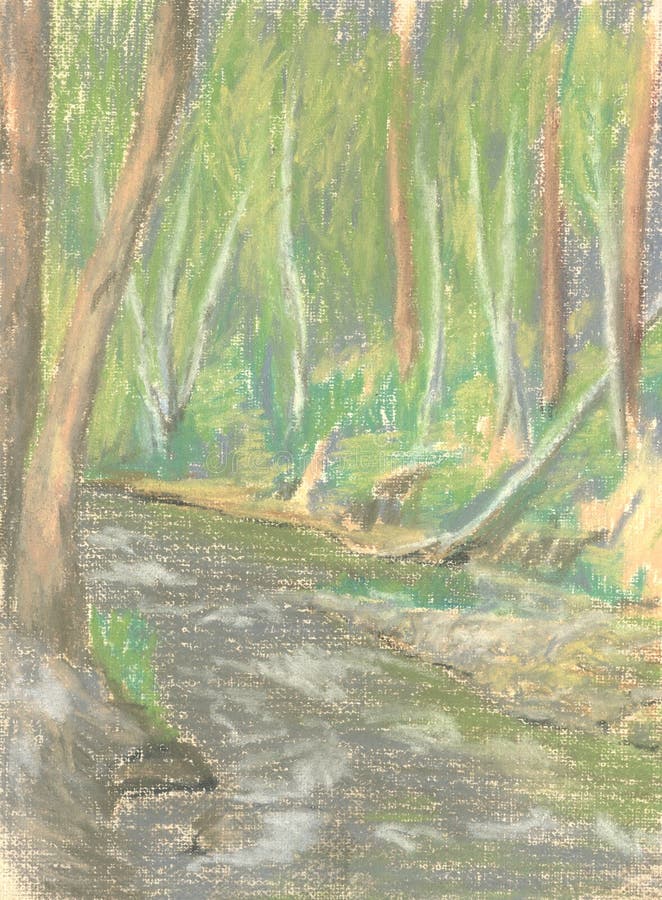 Trees River Drawing Stock Illustrations – 4,117 Trees River Drawing ...