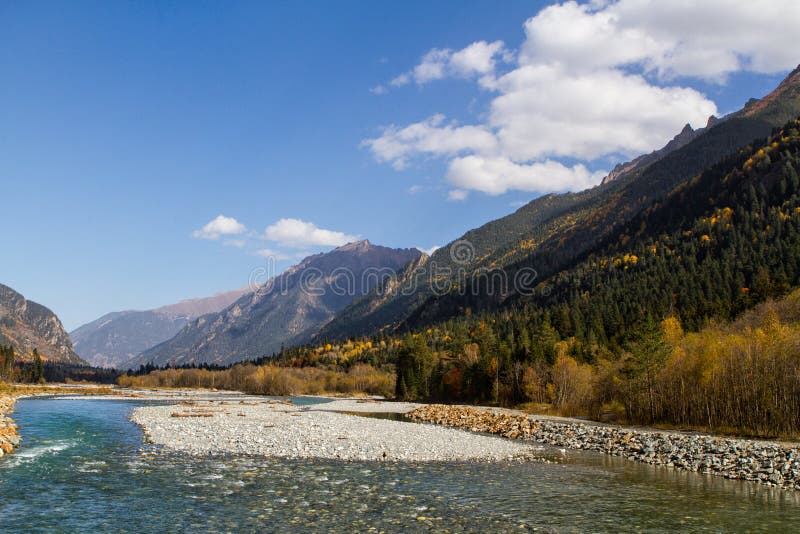 The Mountain Rivers of the Caucasus Stock Image - Image of caucasus ...
