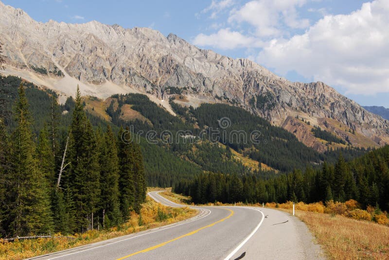 Mountain road stock image. Image of autumn, driving, hills - 6965821