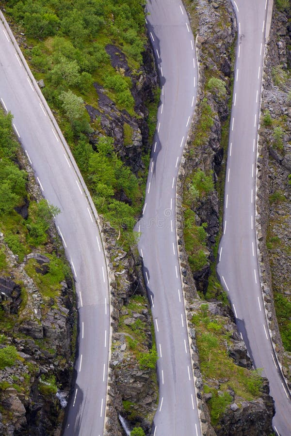 Mountain road from above stock photo. Image of mountain - 21775878