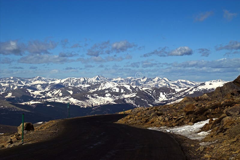 Mountain Road in Colorado stock photo. Image of outdoors - 1453912