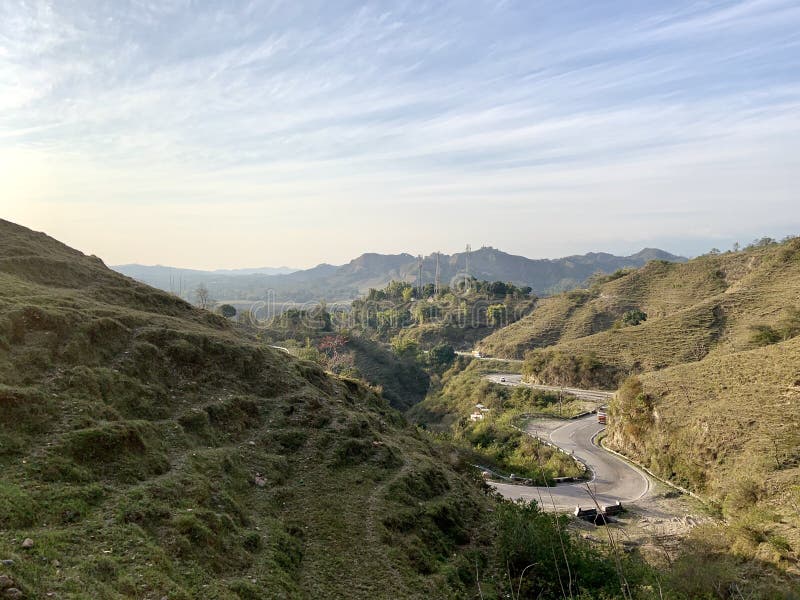 Mountain road stock photo. Image of curved, mountain - 178432430