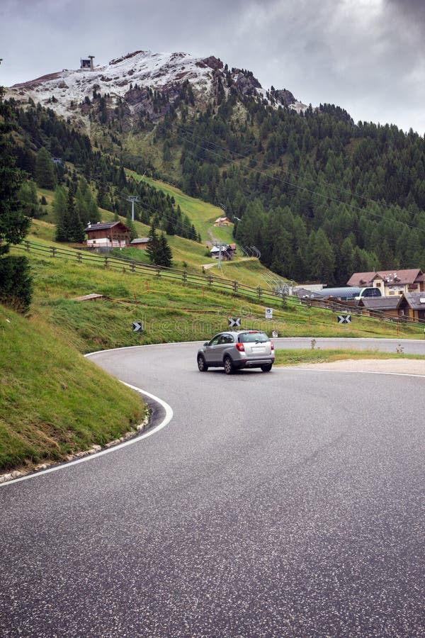 Mountain road at the Italy stock image. Image of backgrounds - 144007185