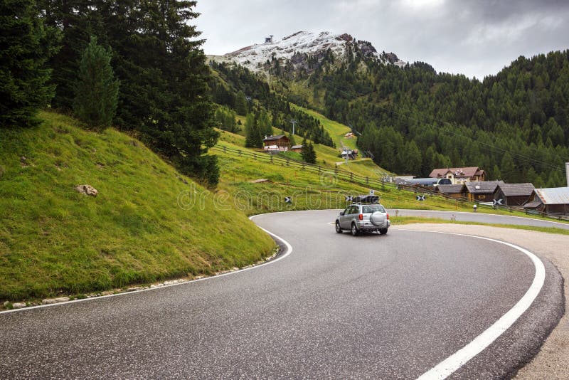 Mountain road at the Italy stock photo. Image of journey - 144007518